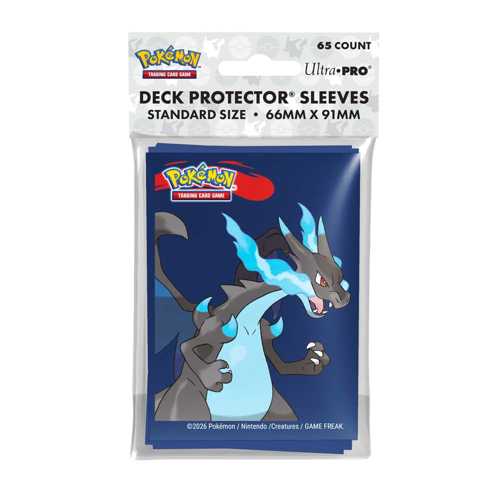 Ultra Pro Pokémon TCG - Mega Charizard X 65ct Deck Protector® Sleeves
